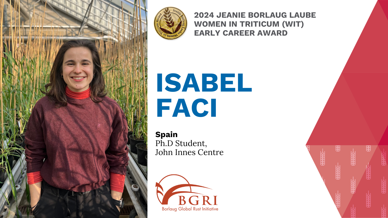 Isabel Faci - BGRI - Borlaug Global Rust Initiative