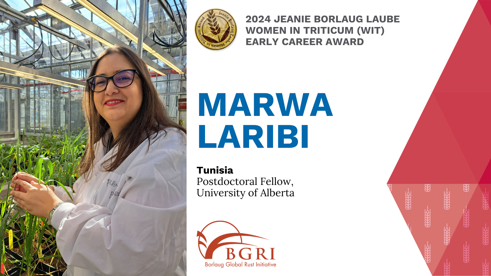 Marwa Laribi - BGRI - Borlaug Global Rust Initiative